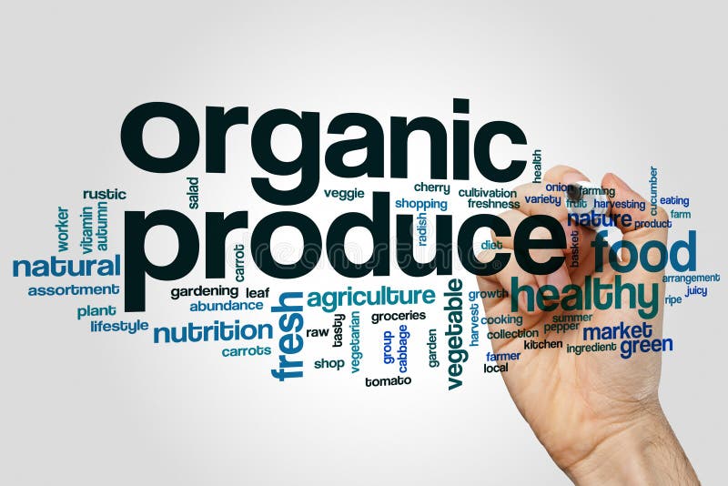 Organic food word cloud stock photo. Image of business - 90690878