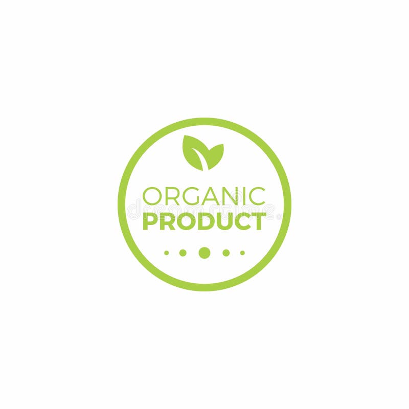 Organic Product Logo Vector Stock Vector - Illustration of advertising ...