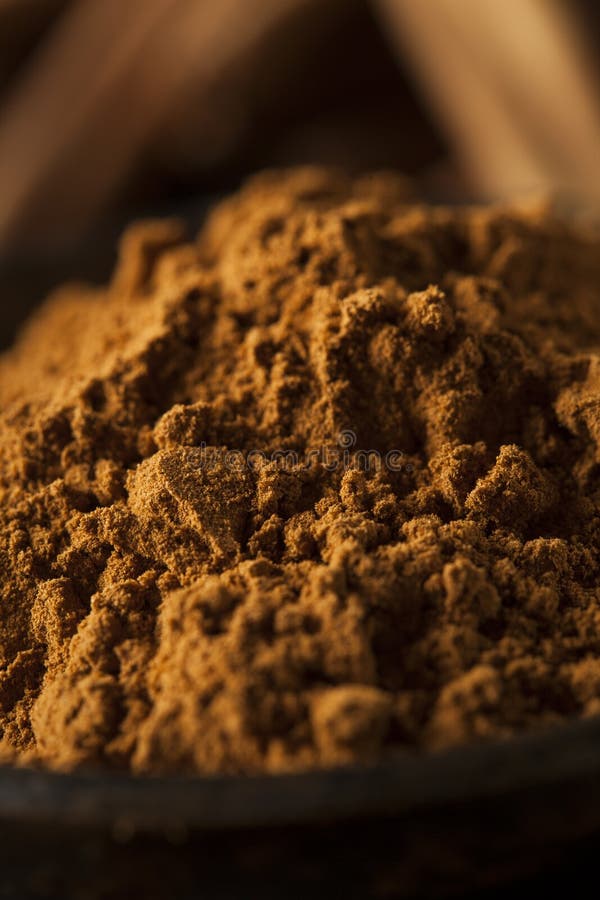 Organic Raw Brown Cinnamon stock photo. Image of spicy - 41068846