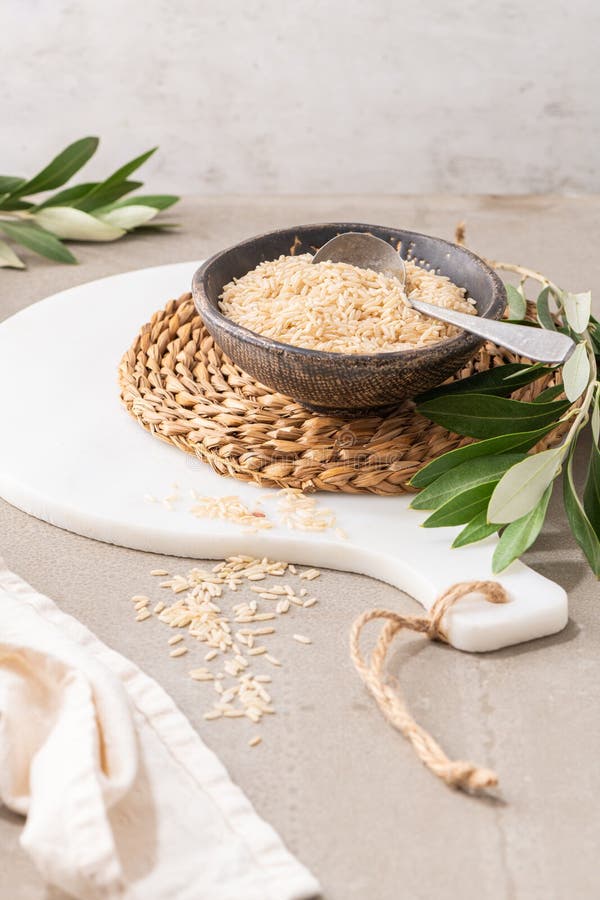 Organic Raw Brown Rice - Basic Cereal for Food. Healthy Food ...