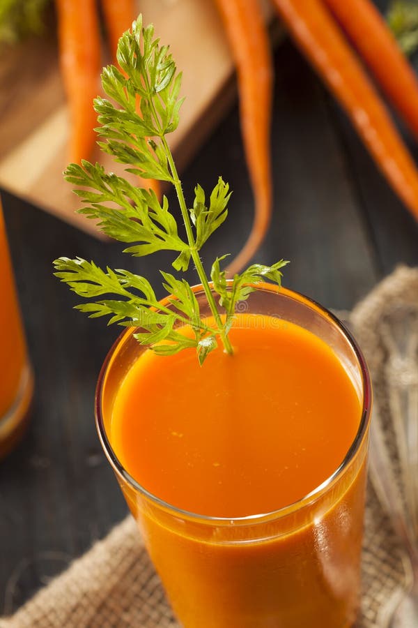 Organic Raw Carrot Juice stock image. Image of vitamin - 43029789