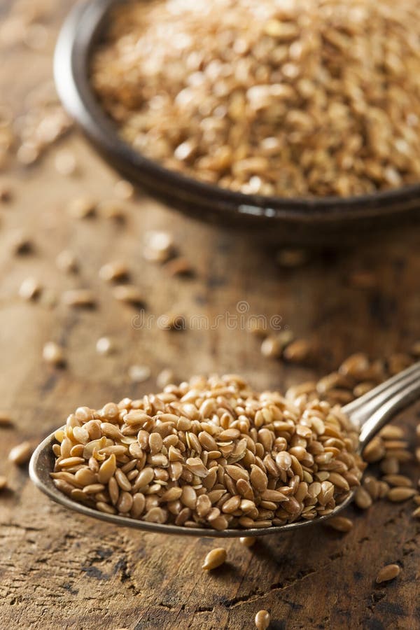 Organic Raw Flax Seeds stock photo. Image of organic - 39371596