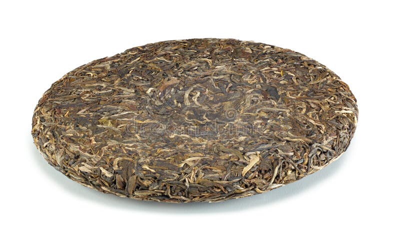 Organic Raw Puer Tea Chinese Stock Image - Image of asian, compressed ...