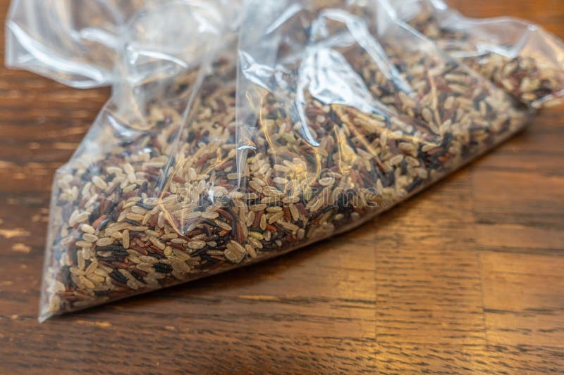 Organic Raw Wild Rice Ready To Cook Stock Image - Image of cooking ...