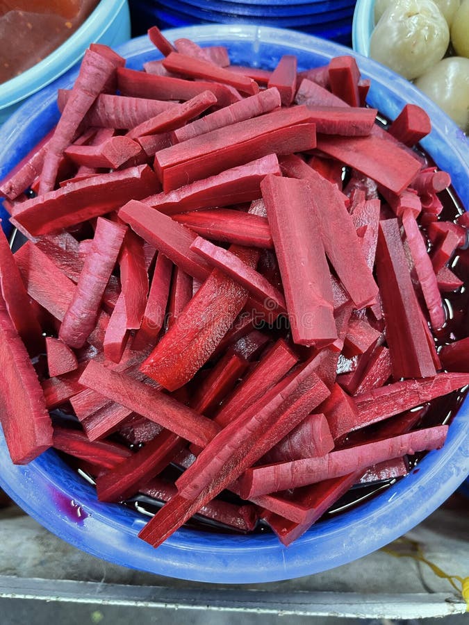 Organic Red Beetroot Pickle Stock Image - Image of fish, food: 352592543