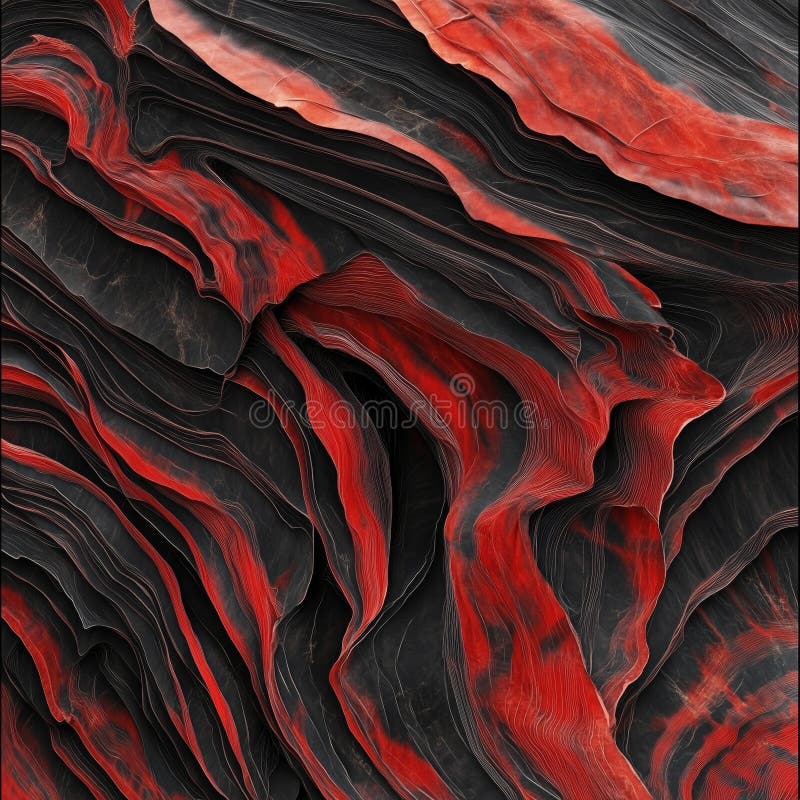 Organic Red Black Layered Stone Texture Pattern Stock Photos - Free ...