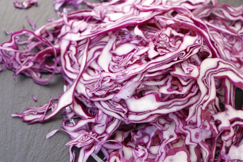 Organic red cabbage stock photo. Image of purple, vegan - 112857570