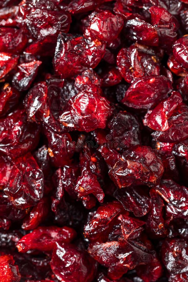 Organic Red Dried Cranberries Stock Image - Image of cranberry, vegan ...