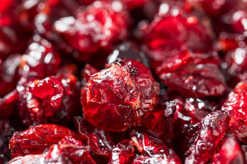 Organic Red Dried Cranberries Stock Image - Image of ingredient, vegan ...