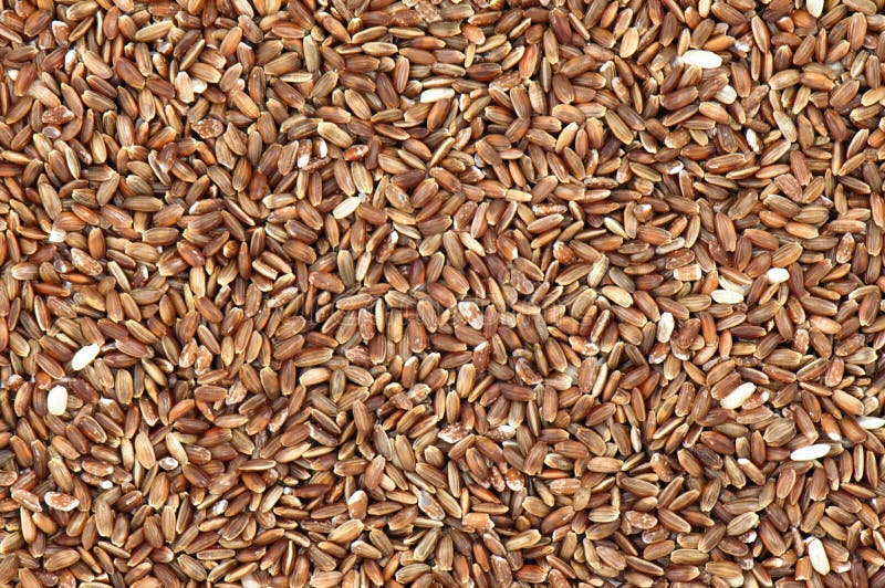 Organic Red Rice Background Stock Image - Image of objects, healthy ...