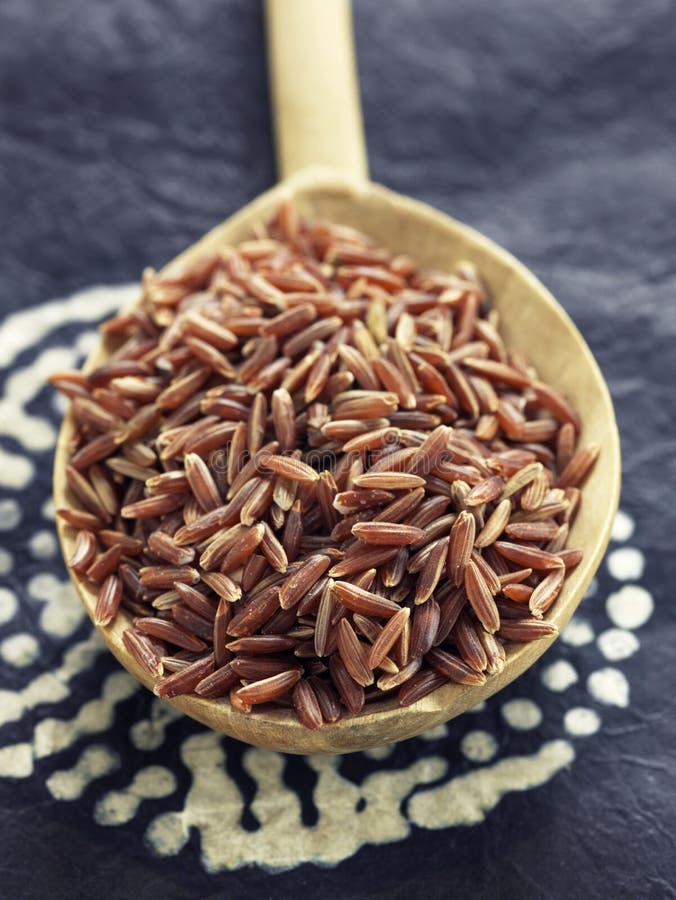 Organic Red Rice from Camargue Stock Photo - Image of france, cereal ...