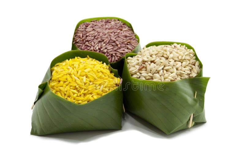 Organic Rice with Green Background Stock Image - Image of shapes ...