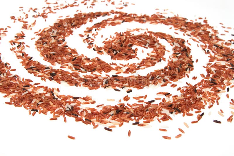 Organic Rice in Galaxy Shape Stock Image - Image of black, nutrition ...