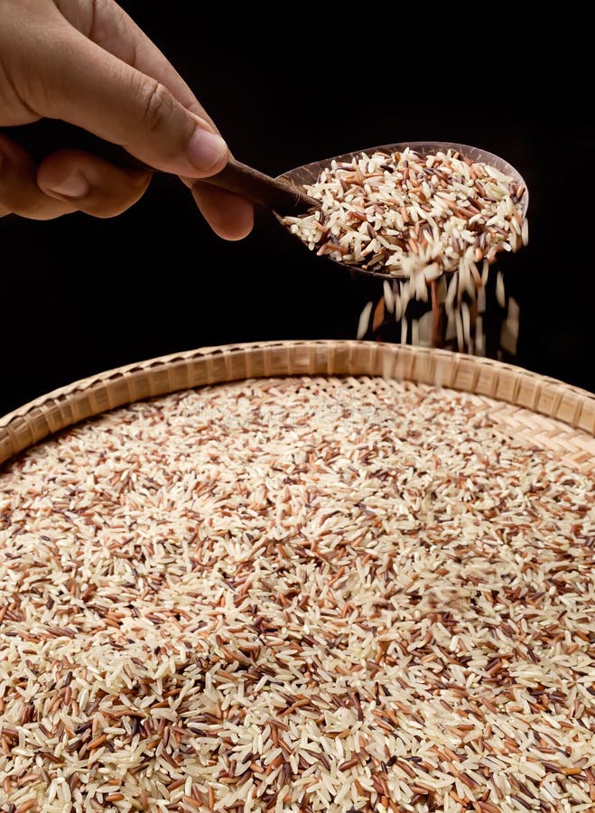 Organic rice stock image. Image of organic, natural, grain - 34289343