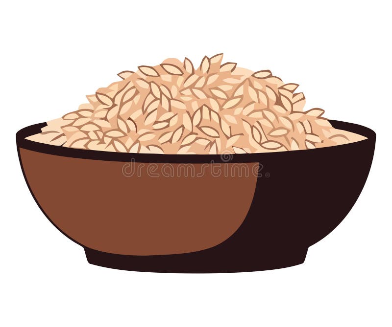 Organic rice vector design stock vector. Illustration of vegetarian ...