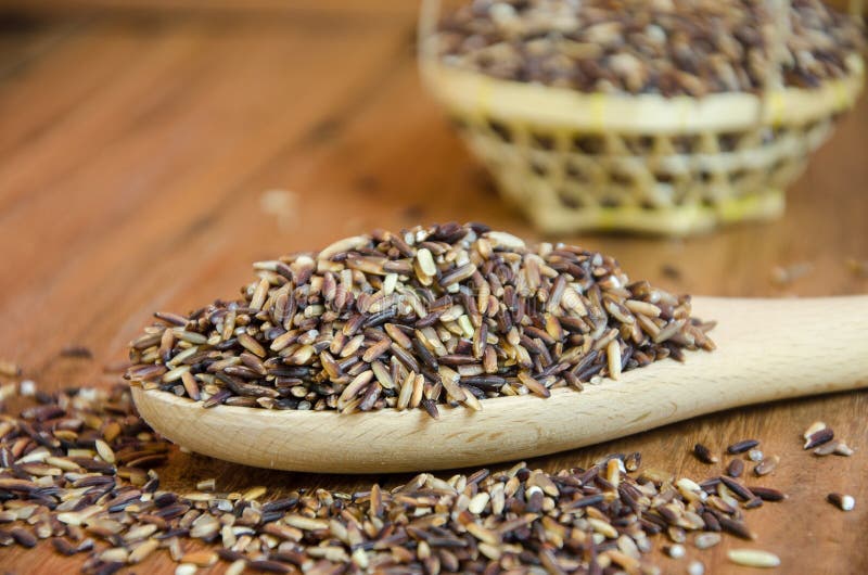 Organic riceberry rice stock photo. Image of food, jasmine - 63916820