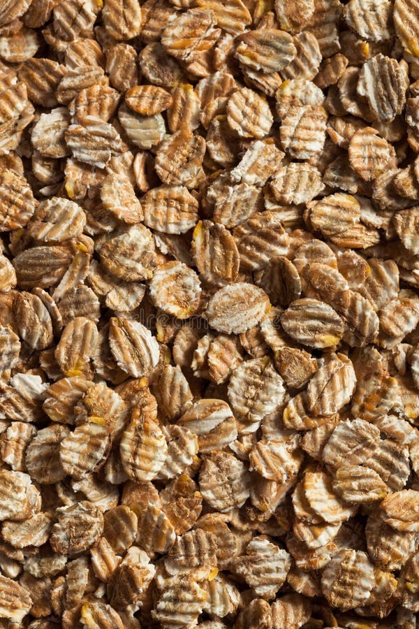Organic Rolled Rye Flakes stock photo. Image of heap - 74077294