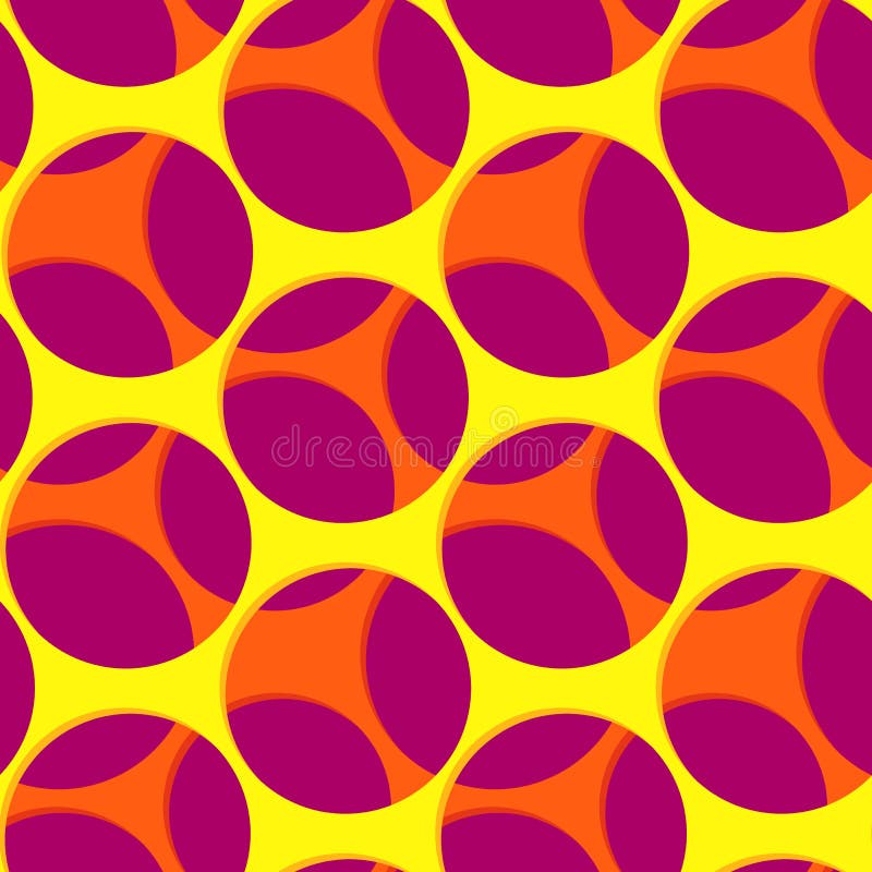 Organic Round Cells Seamless Pattern. Hole Layer Effect Abstract ...