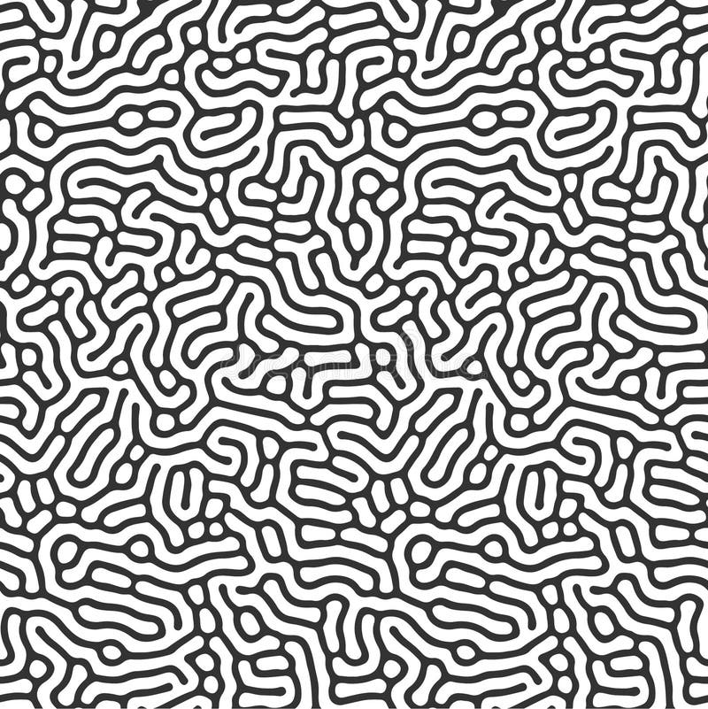 Natural Texture Imitation. Organic Seamless Pattern. Organic Curves ...