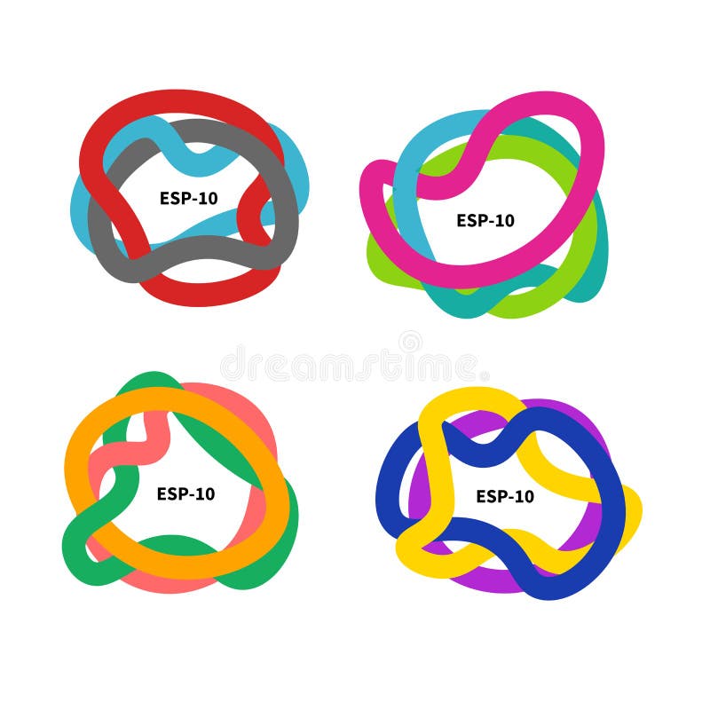 Organic Shape, Abstract Frame, Geometric Border Stock Vector ...