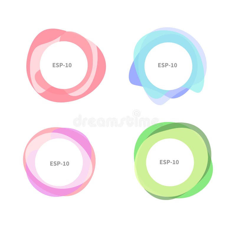 Organic Shape, Abstract Frame, Geometric Border Stock Vector ...