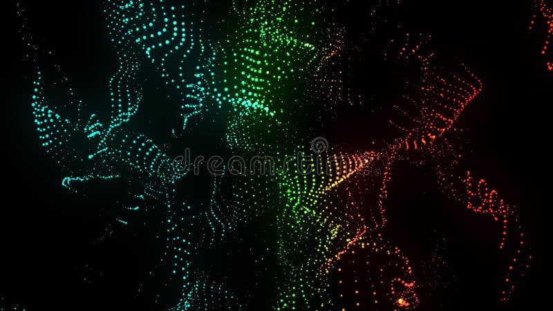 Organic Shape from Flow Particles Stock Illustration - Illustration of ...