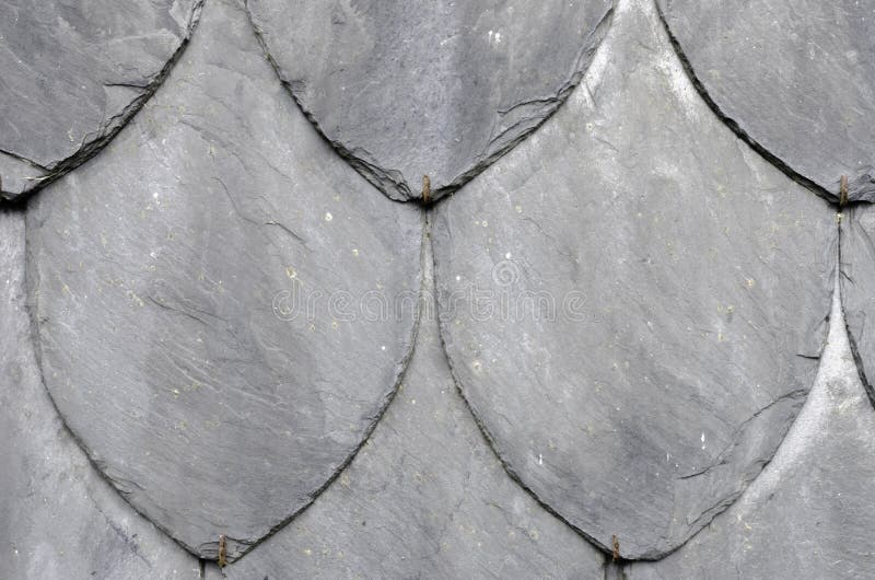 Organic Shaped Slate Stone Wall. Stock Image - Image of brick, nature ...