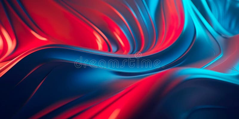 Organic Shapes and Flowing Lines.Generative AI Stock Illustration ...