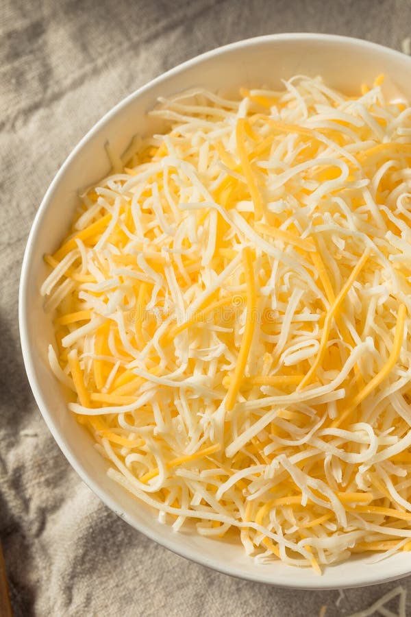 Organic Shredded Mexican Cheese Stock Image - Image of organic ...