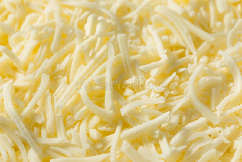 Organic Shredded Mozzarella Cheese Stock Photo - Image of tasty, meal ...