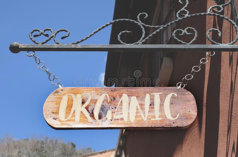 Organic sign editorial stock image. Image of farmer, white - 89524404