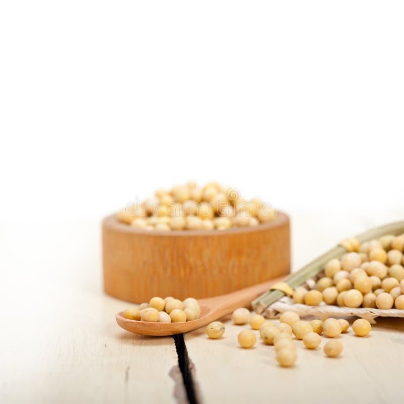 Organic soya beans stock image. Image of healthy, soybean - 65652517