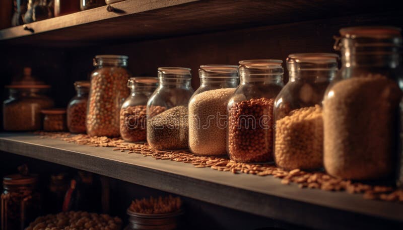 Organic Spice Jar Collection Adds Flavor Variety Generated by AI Stock ...