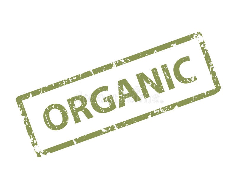 Organic Stamp Vector Texture. Rubber Cliche Imprint Stock Vector ...