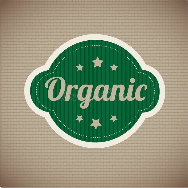 Organic stickers stock vector. Illustration of notice - 65123672