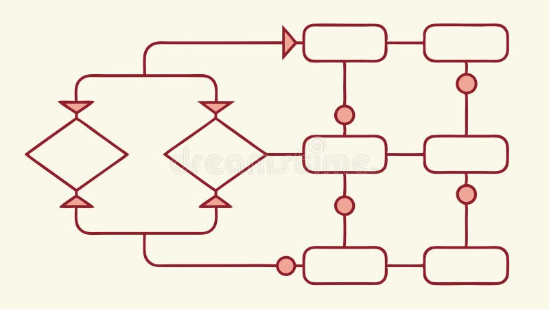 Organic Style Flowchart, Intuitive Process Mapping, Vector Design ...