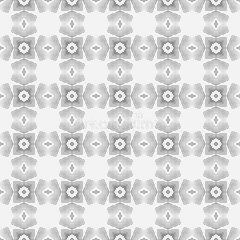 Organic Tile. Black and White Stock Photo - Image of pattern, aquarelle ...