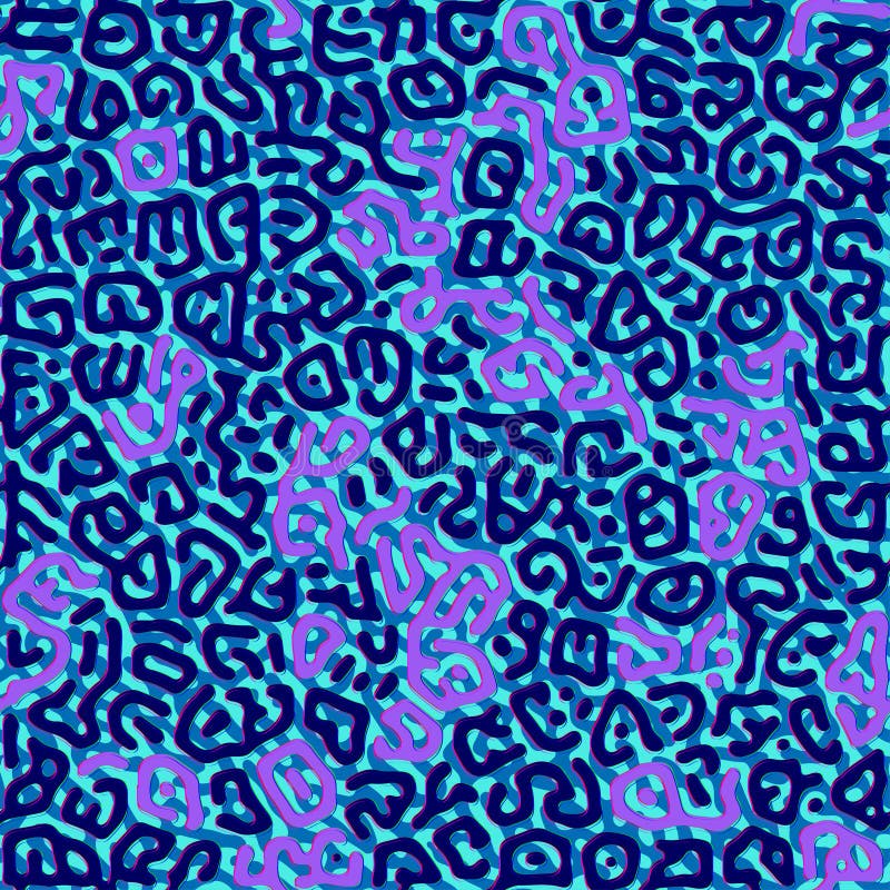 Organic Turing Reaction Diffusion Pattern Stock Vector - Illustration ...