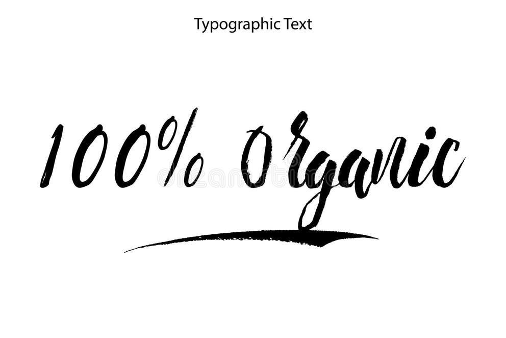 100 Organic Typography Lettering Text Vector Design Quote Stock Vector ...