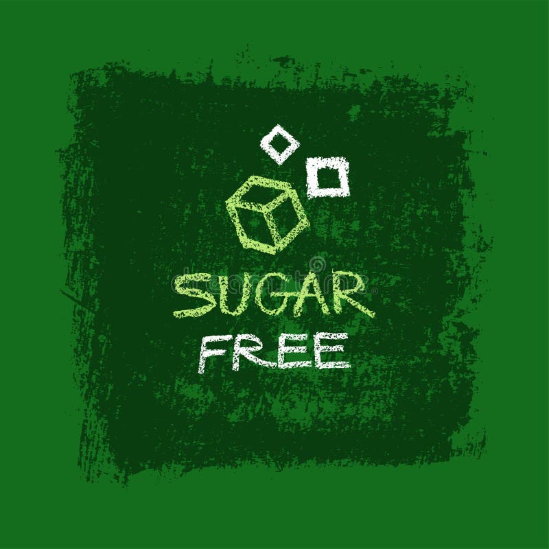 Sugar Free Label. Vector Sign for Healthism Banner Stock Vector ...