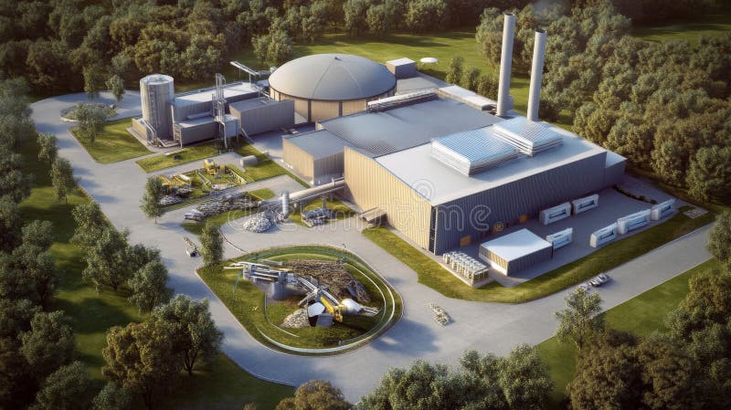 Organic Waste Energy Facility for Converting Waste into Power Stock ...