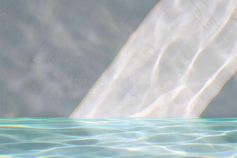 Organic Water Texture Overlay with Diagonal Caustic Effect and Shadows ...