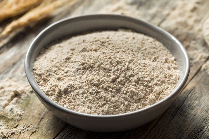 Organic Whole Wheat Flour stock image. Image of nutrition - 147134483