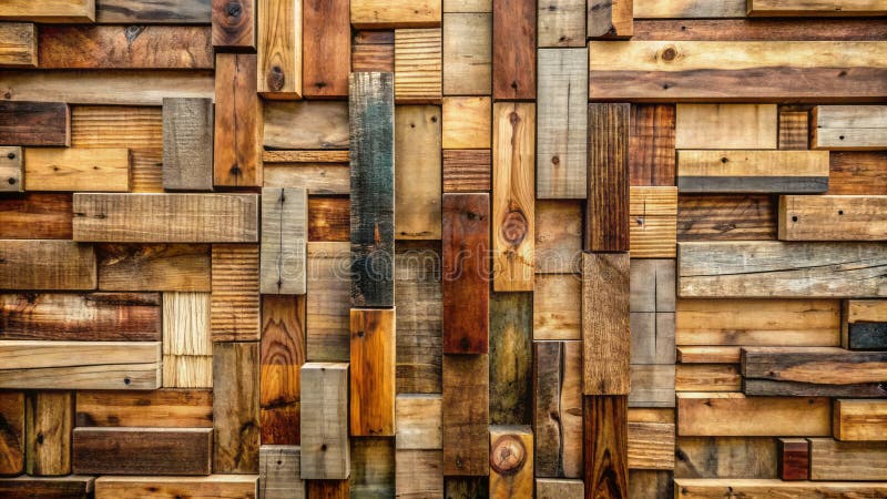 Organic Wood Batten Pattern on a Neutral Background a Rustic Texture ...