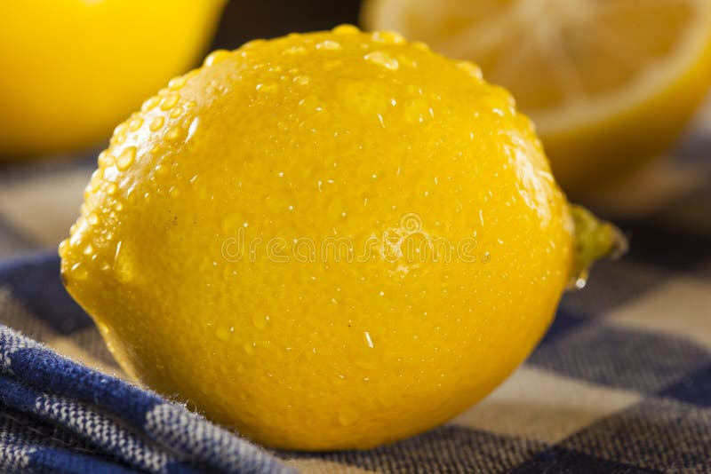 Organic Yellow Citrus Lemons Stock Image - Image of lemon, juice: 40053057