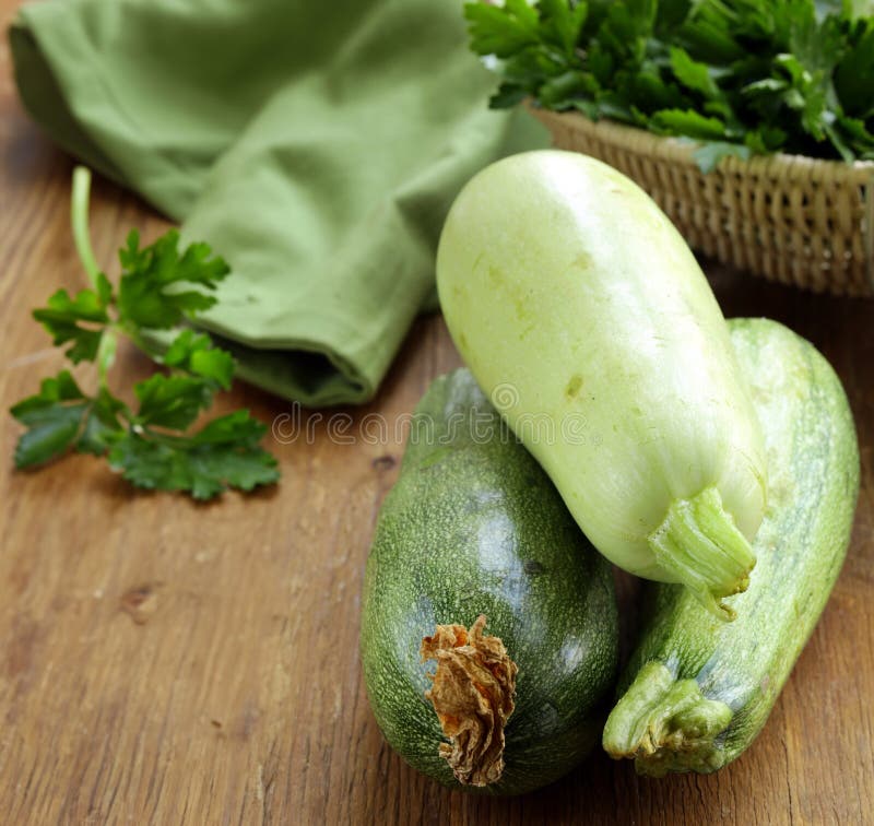Organic Zucchini for Healthy Eating Stock Photo - Image of organic ...