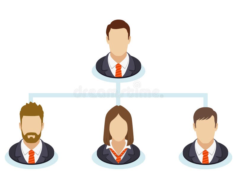 Organigramme illustration de vecteur. Illustration du illustration ...