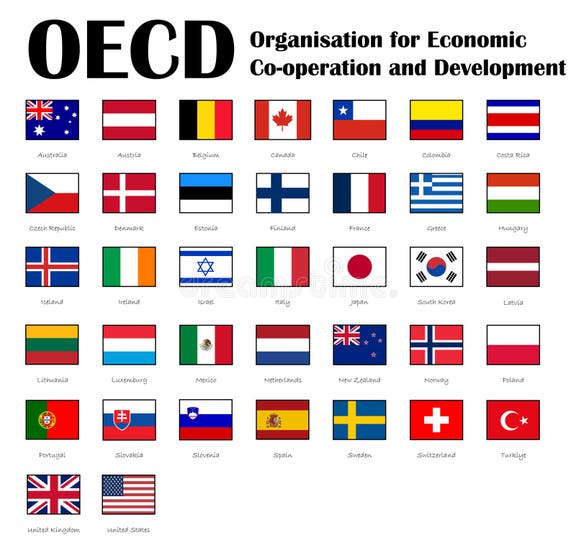 Organisation for Economic Cooperation and Development (OECD) Flags ...