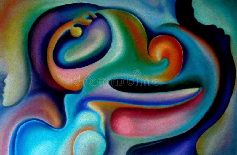 Organisch Fijn Art. stock illustratie. Illustratie bestaande uit groet ...