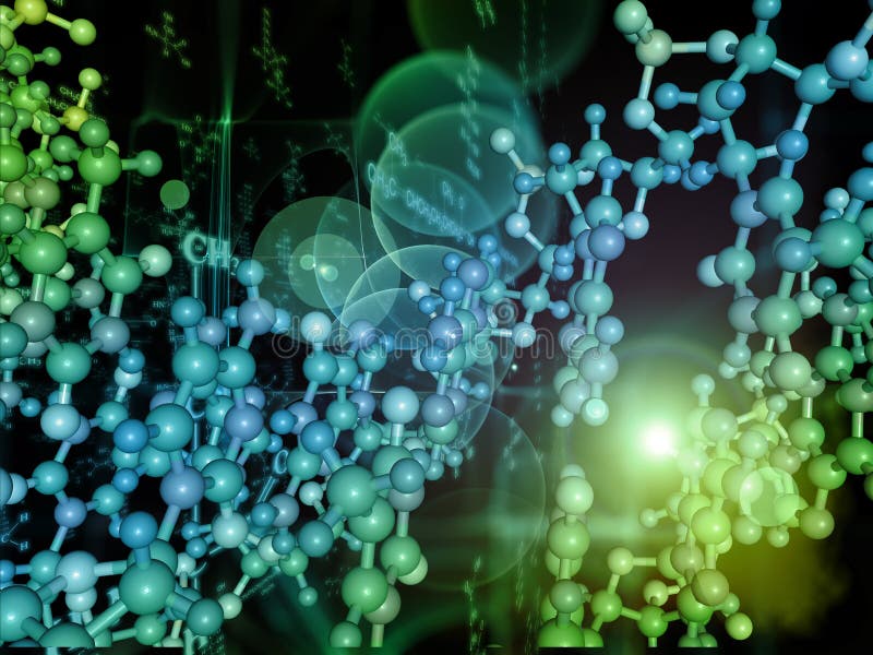 Organisk kemi stock illustrationer. Illustration av mikroskopiskt ...